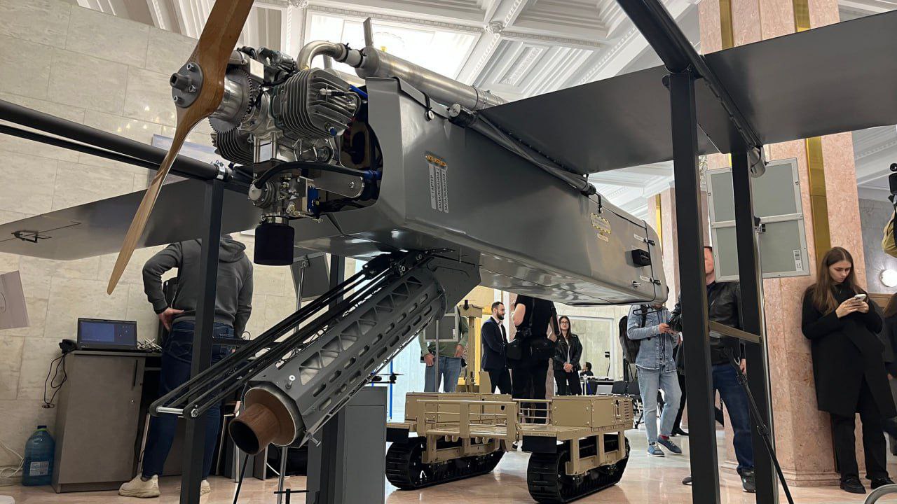 Новый дрон ВСУ FP-1 представлен на выставке – фото из Телеграм